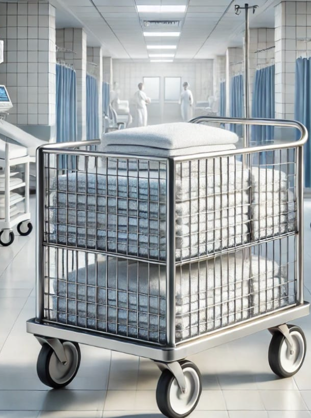 Tracking vasketøjsbure med GPS til sygehuse