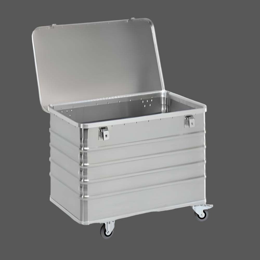 Aluminiums Transportvogn med låg, 760x605x745mm – HandyDK